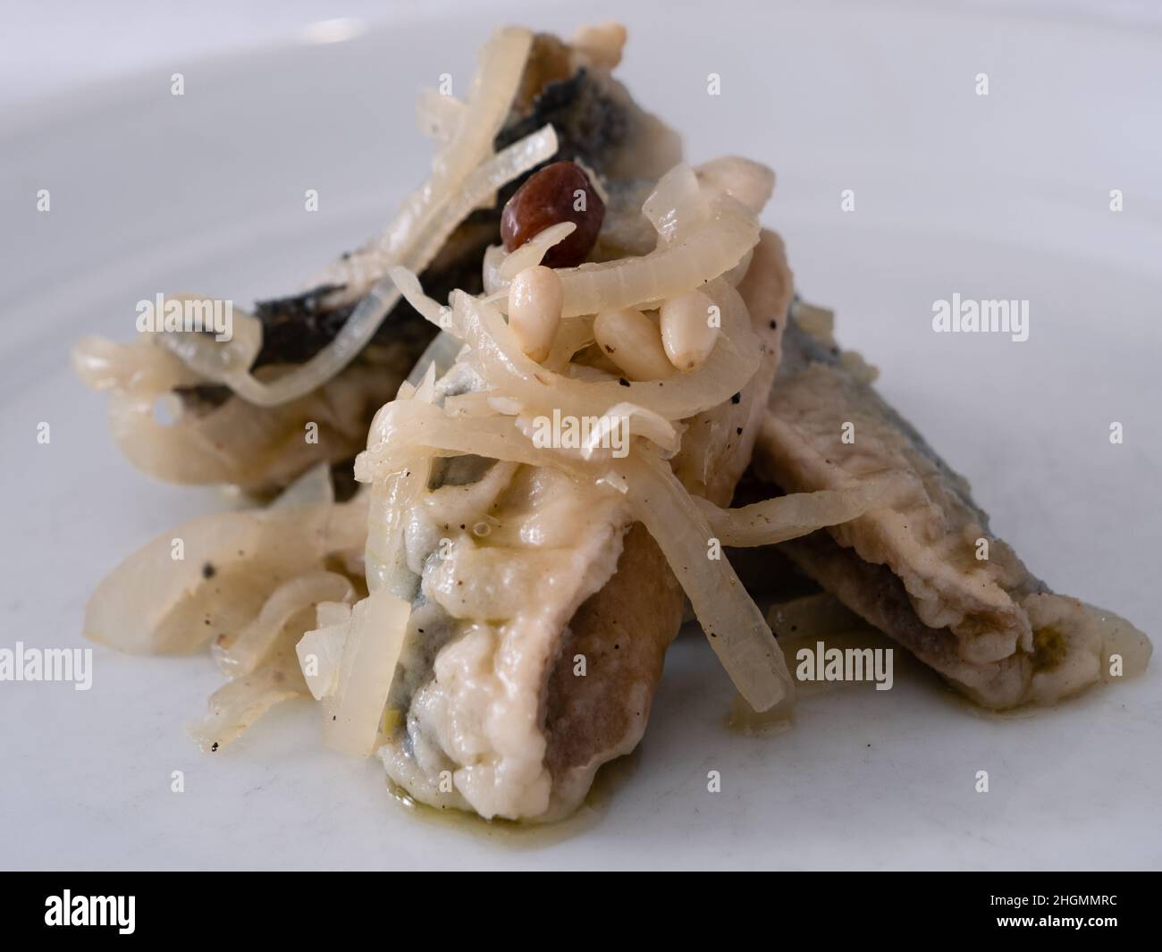 Sarde in Saor, Venetian Marinated Sardines with Onion, Raisins and Pine ...