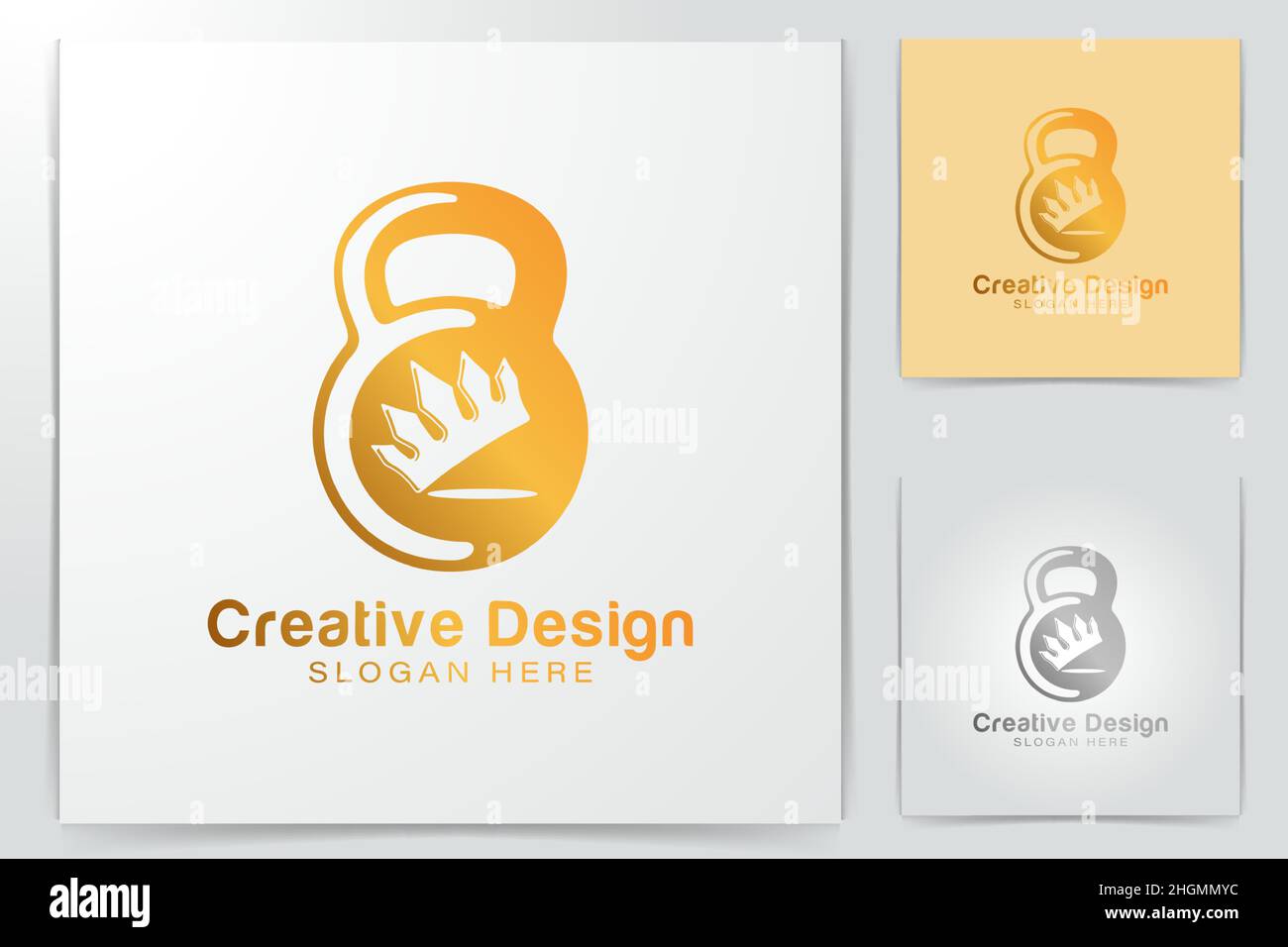 crown king fitness logo Ideas. Inspiration logo design. Template Vector ...