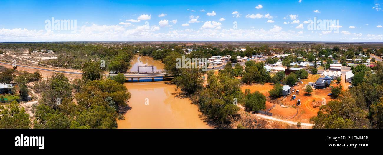 Darling river wilcannia bridge in hi-res stock photography and images ...