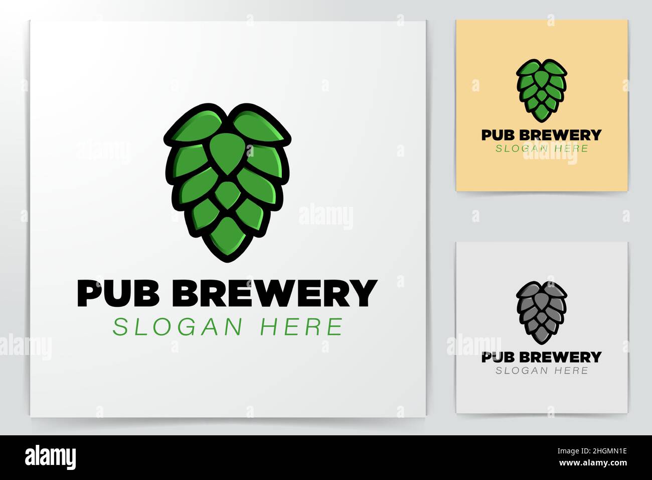 pub brewery logo Ideas. Inspiration logo design. Template Vector ...