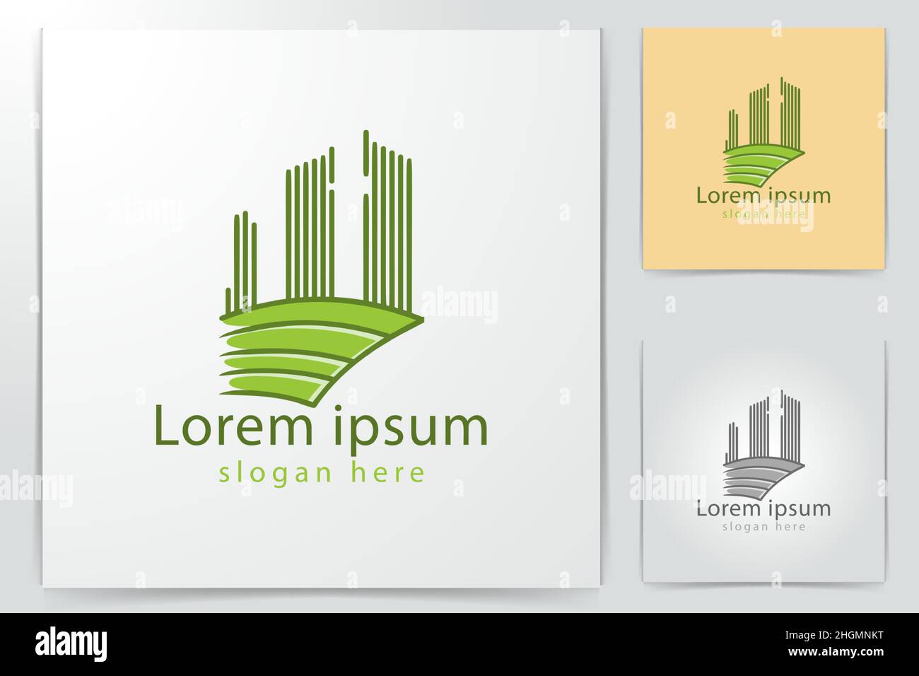 town building logo Ideas. Inspiration logo design. Template Vector ...