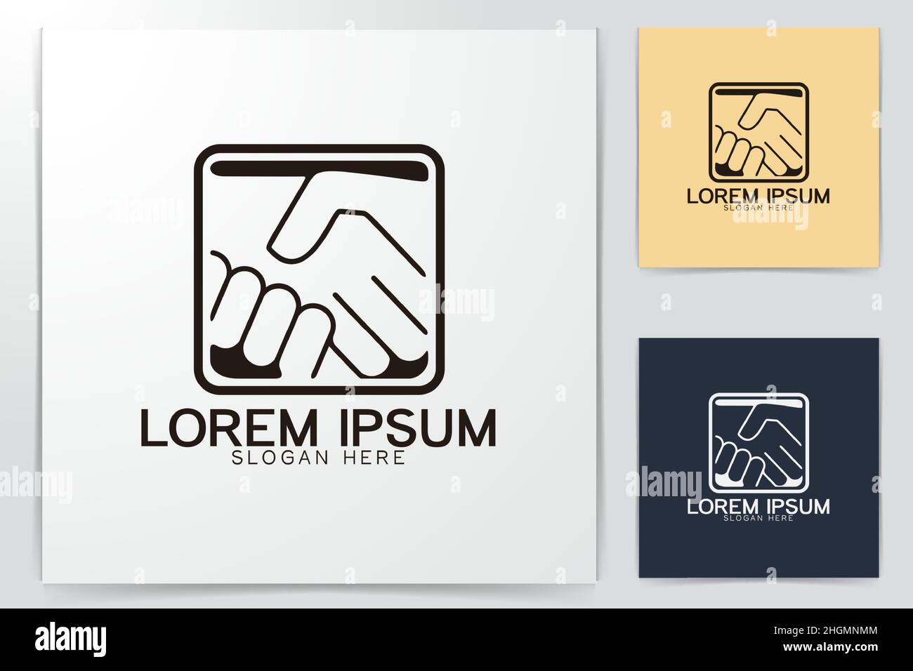 handshake. approve. community logo Ideas. Inspiration logo design ...