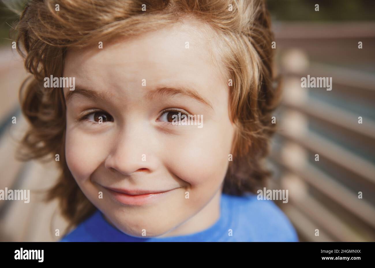 Kids portrait, close up head of cute child Stock Photo - Alamy
