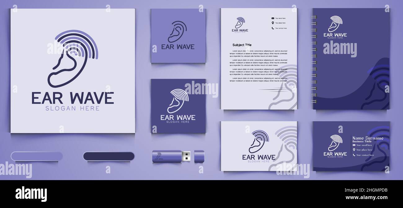 ear radiology medical logo and business branding template Designs ...