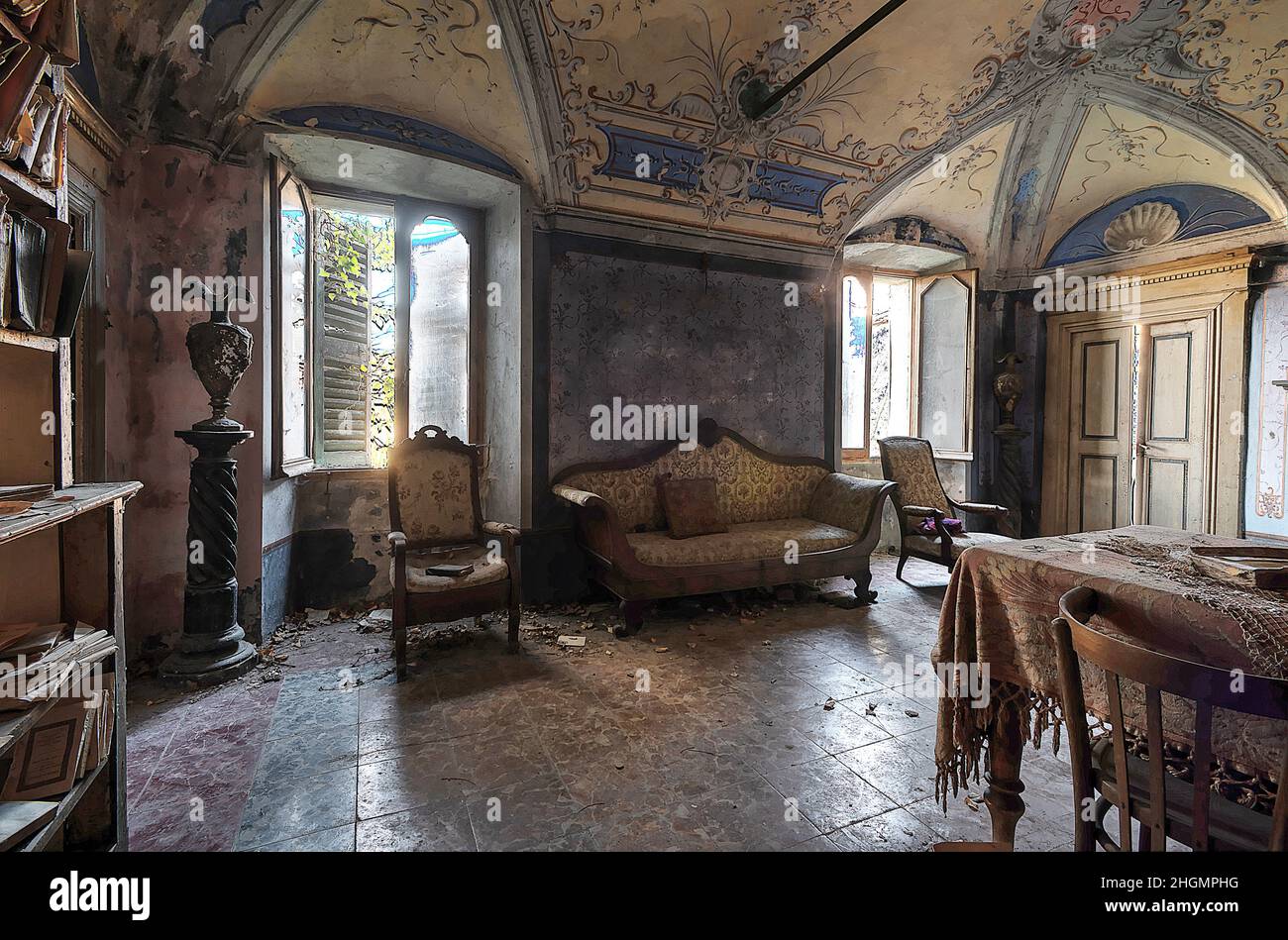 Abandoned Living Room