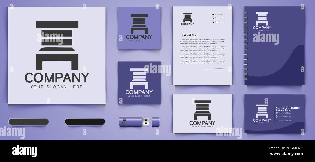 seat, chair logo and business branding template Designs Inspiration ...