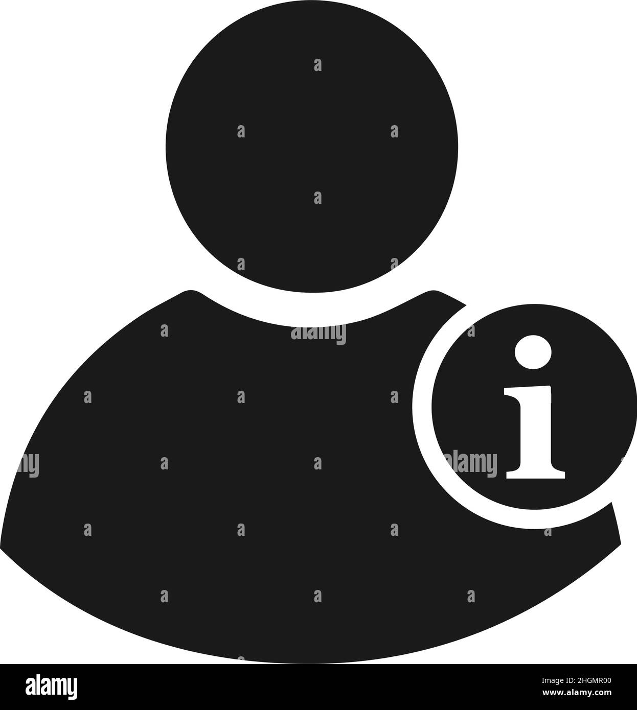 Personal information icon. Modern flat trendy user information icon ...