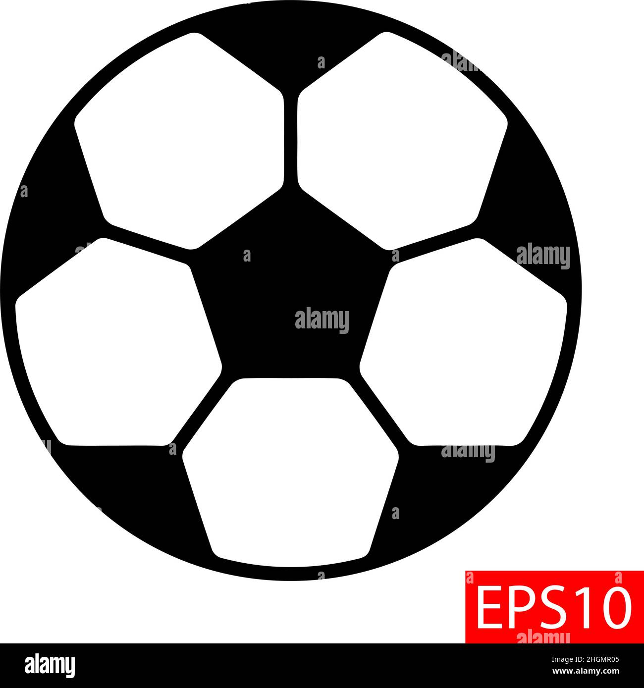 Soccer, football vector icon. Sports symbol isolated on white ...
