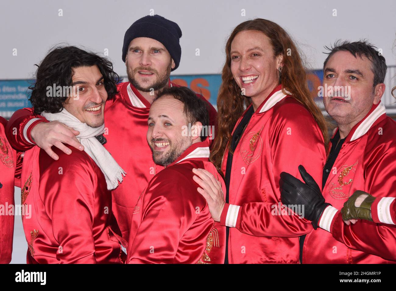 France. 21st Jan, 2022. Felix Martinez, Nicolas Gob, Romain Lancry ...