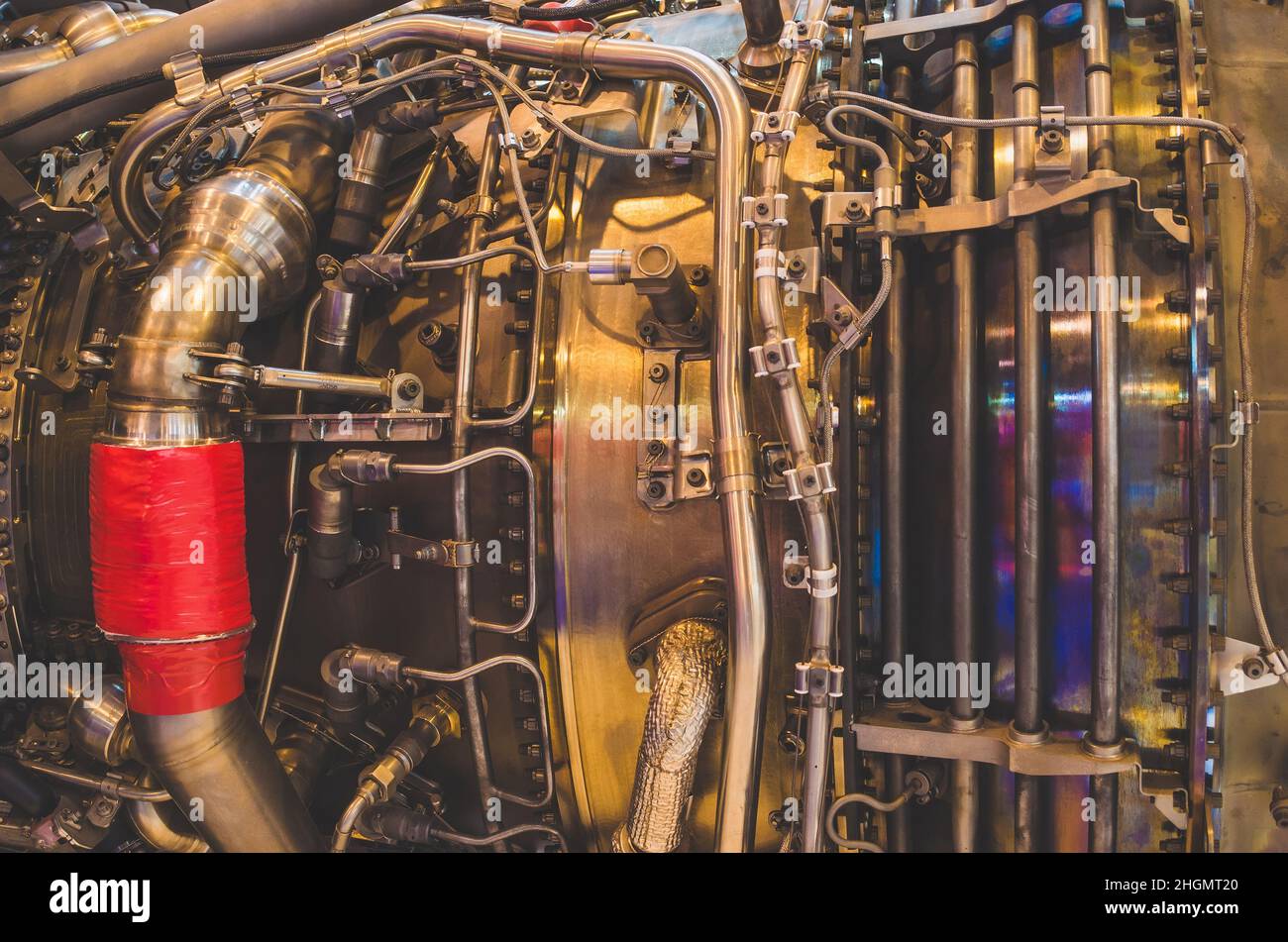 Engine close-up, tube metal a industry construction Stock Photo - Alamy