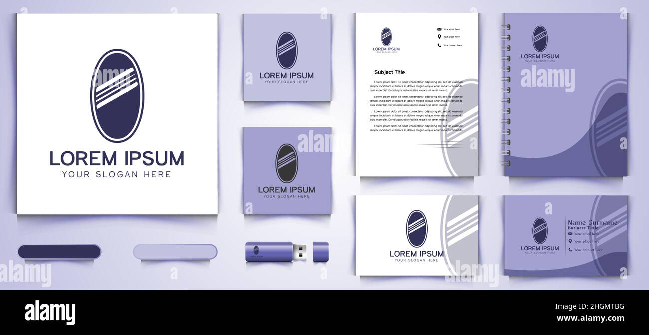 Mirror Logo and business card branding template design inspiration ...