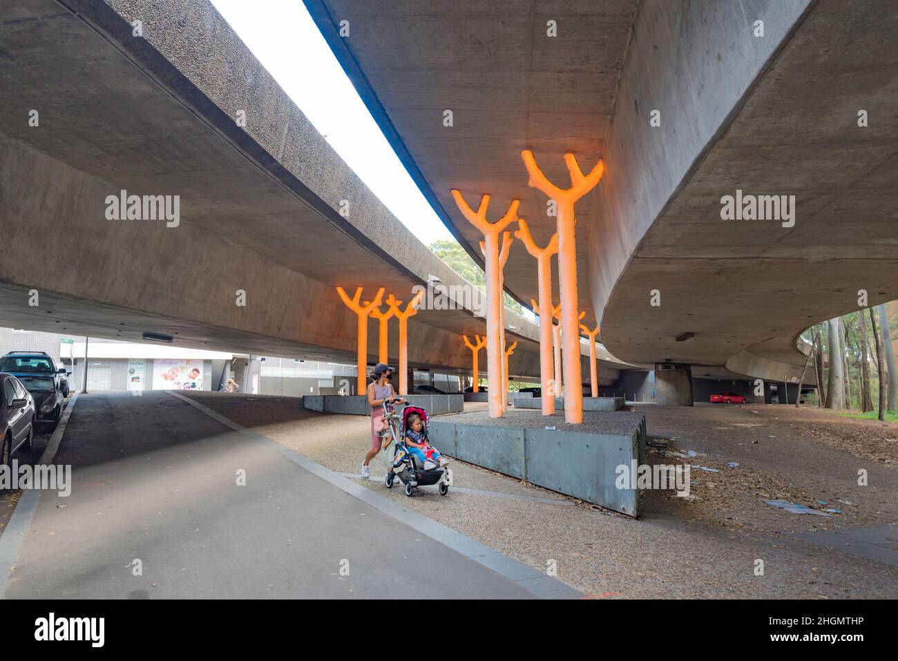 Aspire by Warren Langley, glowing golden trees appear to grow and ...