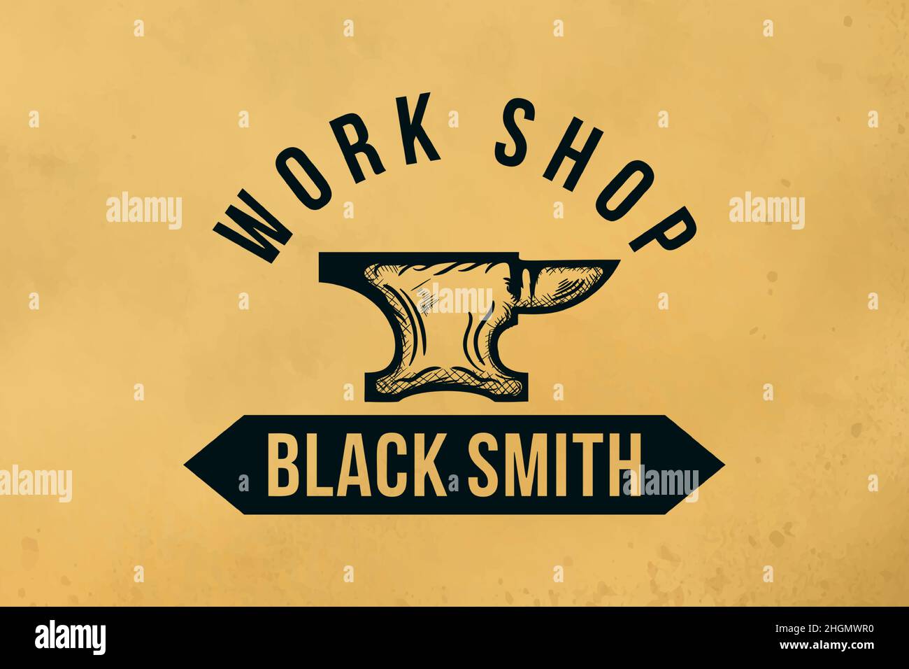 Forge, blacksmith logo or label Stock Vector Image & Art - Alamy
