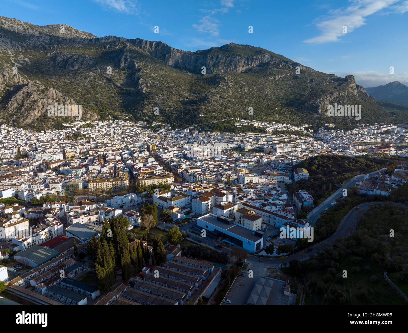 municipality of Ubrique in the comarca of the white villages in the ...