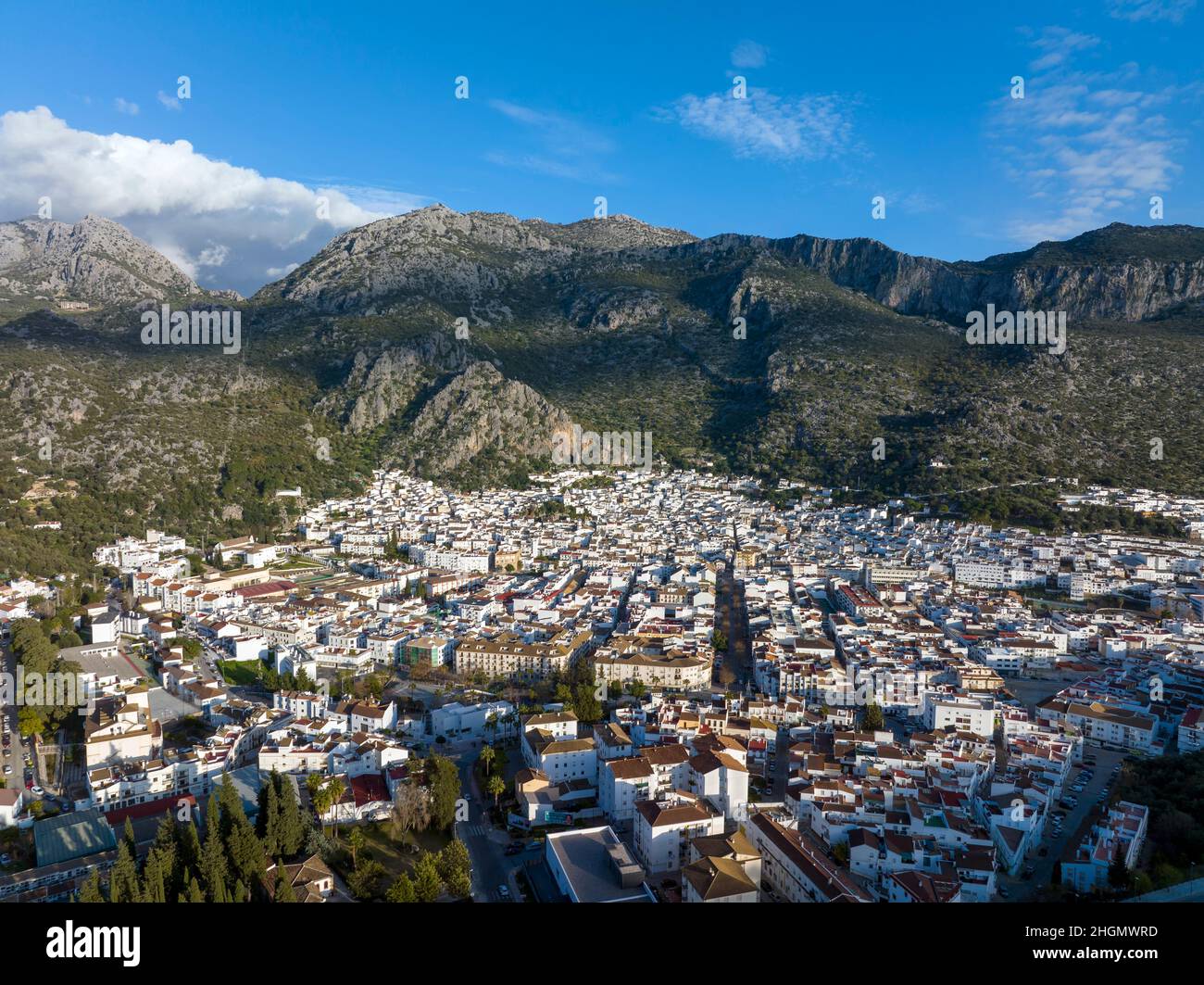 municipality of Ubrique in the comarca of the white villages in the ...