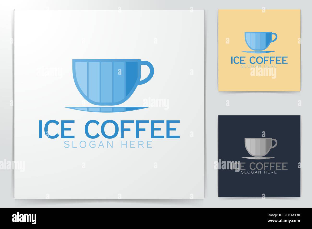 Child Coffee Logo Designs Inspiration, Vector Illustration Stock Vector ...
