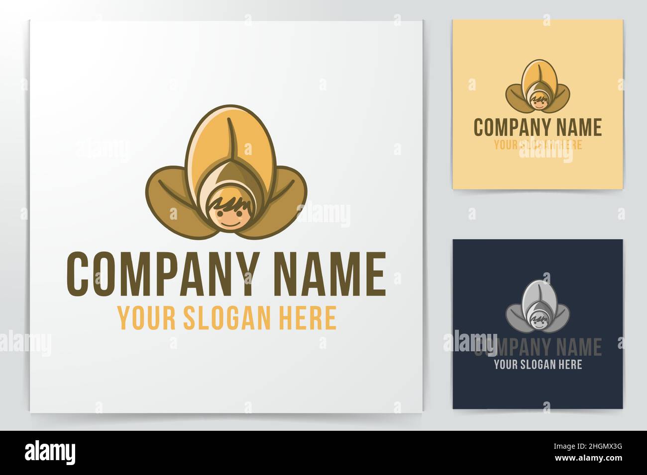 Coffee Shop For Children Logo Designs Inspiration, Vector Illustration ...