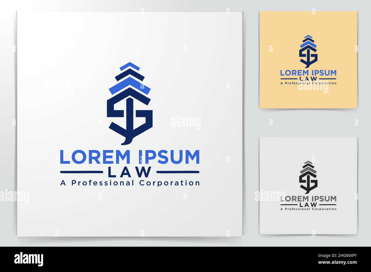 letter J S law firm Logo Inspiration isolated on white background Stock ...