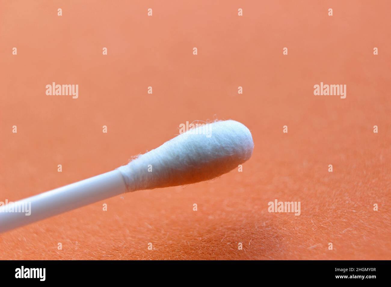 Woman cotton wool ear hi-res stock photography and images - Alamy