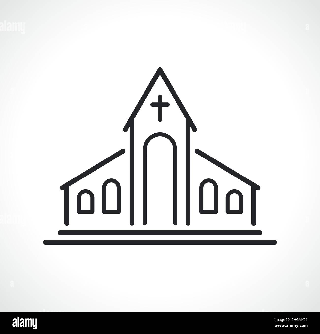 Chapel outline Stock Vector Images - Alamy