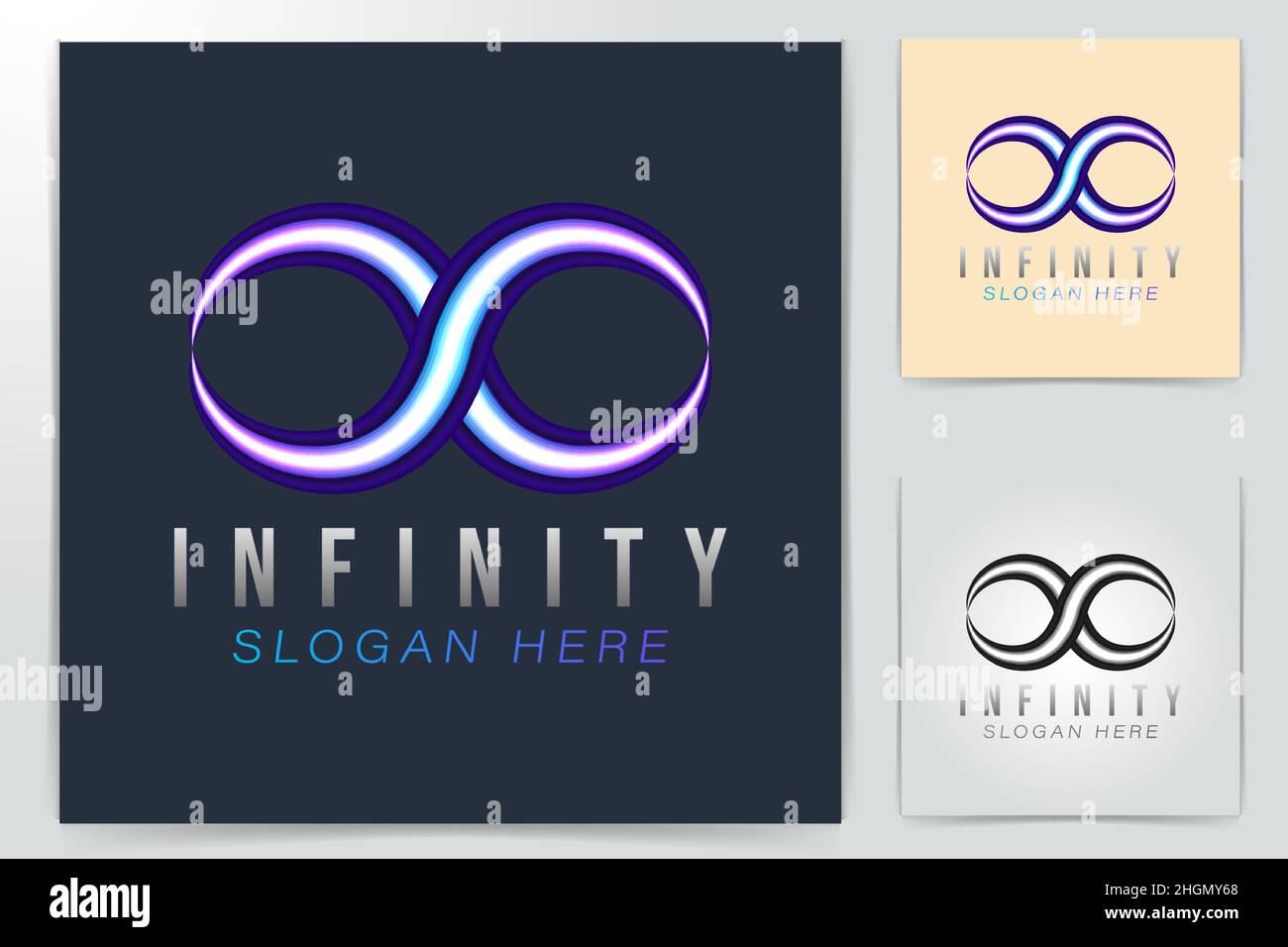infinity logo ideas.. Inspiration logo design. Template Vector ...