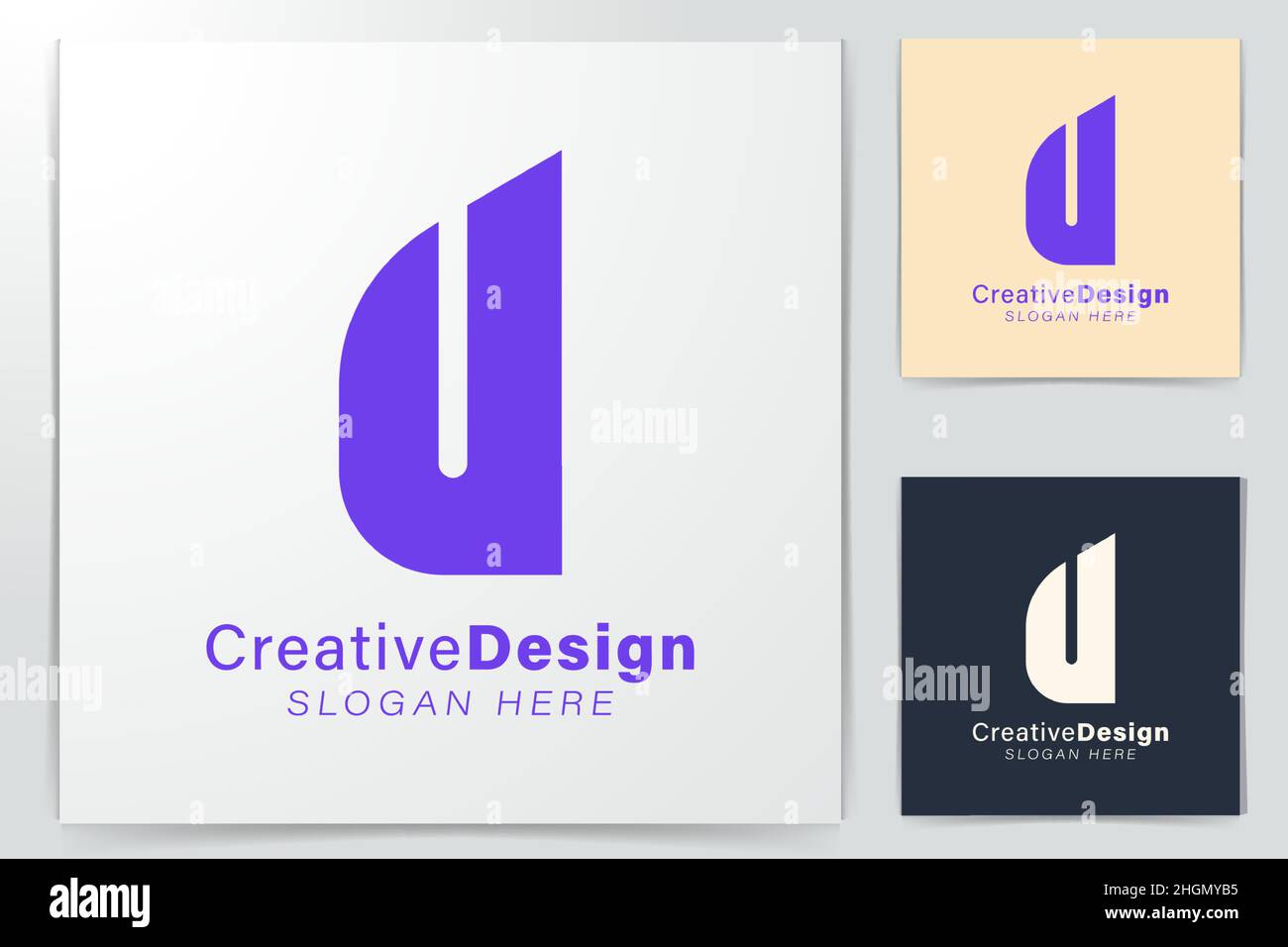 Initial letter u Modern Logo Ideas. Inspiration logo design. Template ...