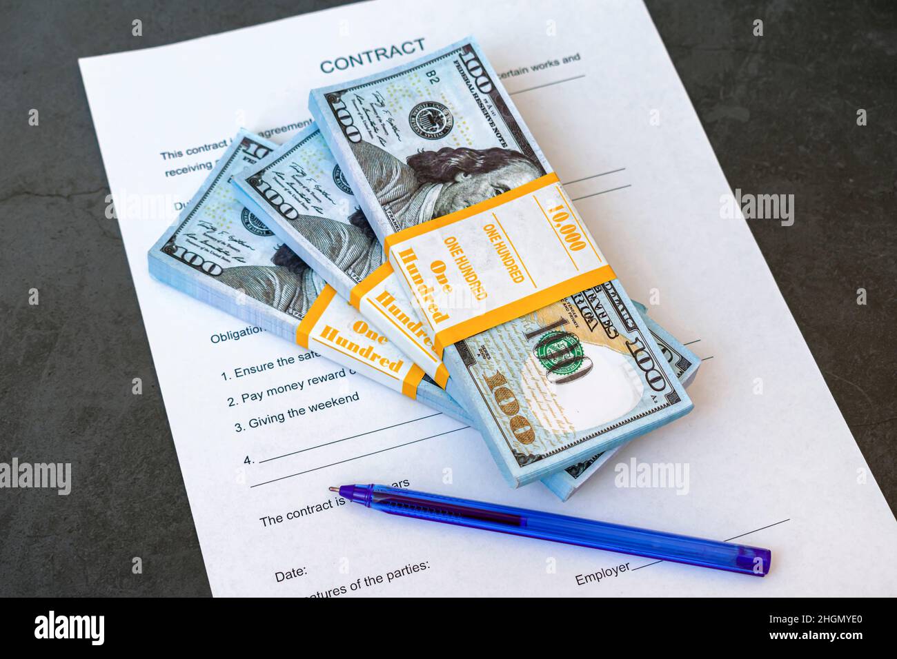 Signing bonus hi-res stock photography and images - Alamy