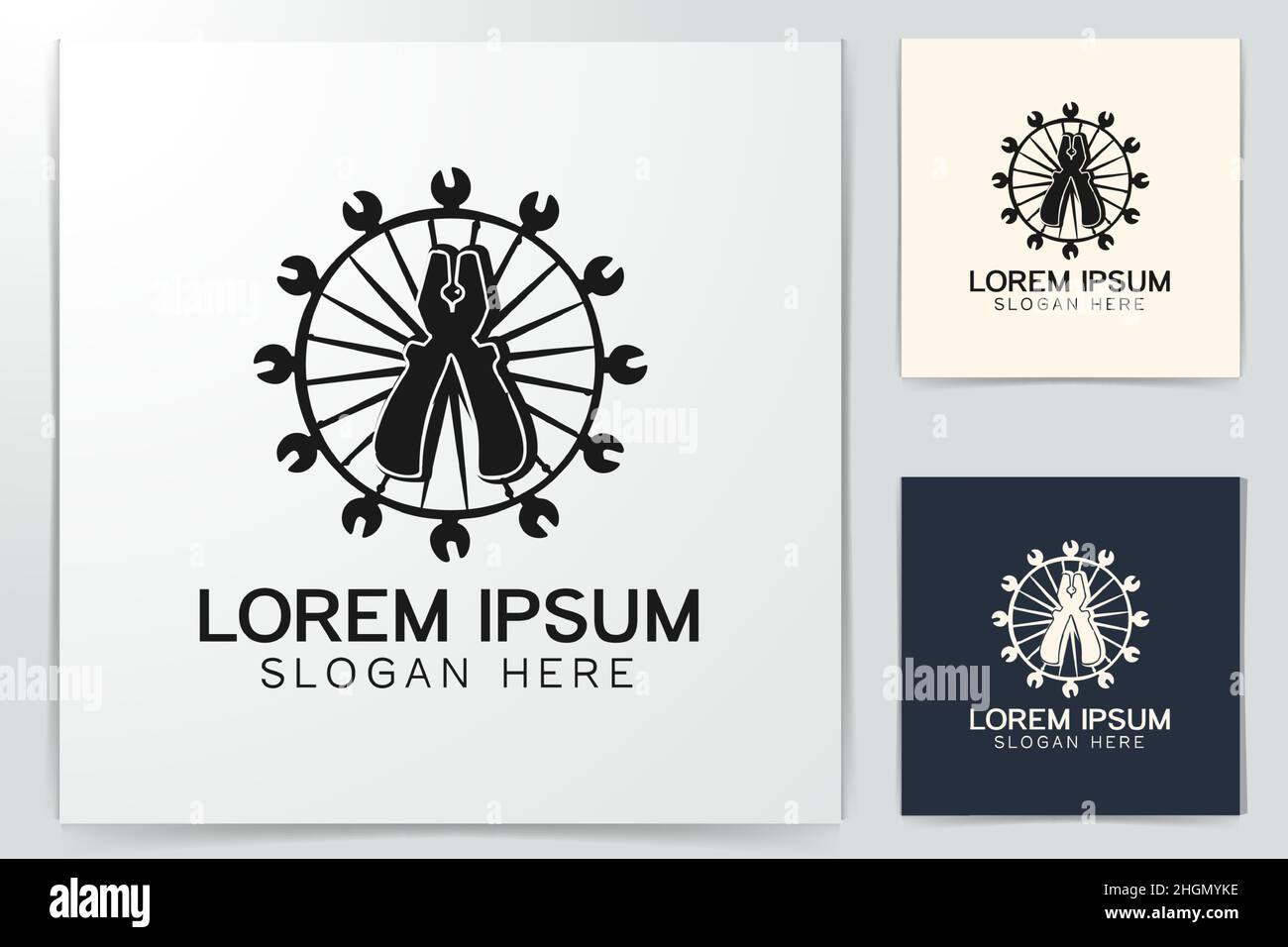 ware house tool logo Designs Inspiration Isolated on White Background ...