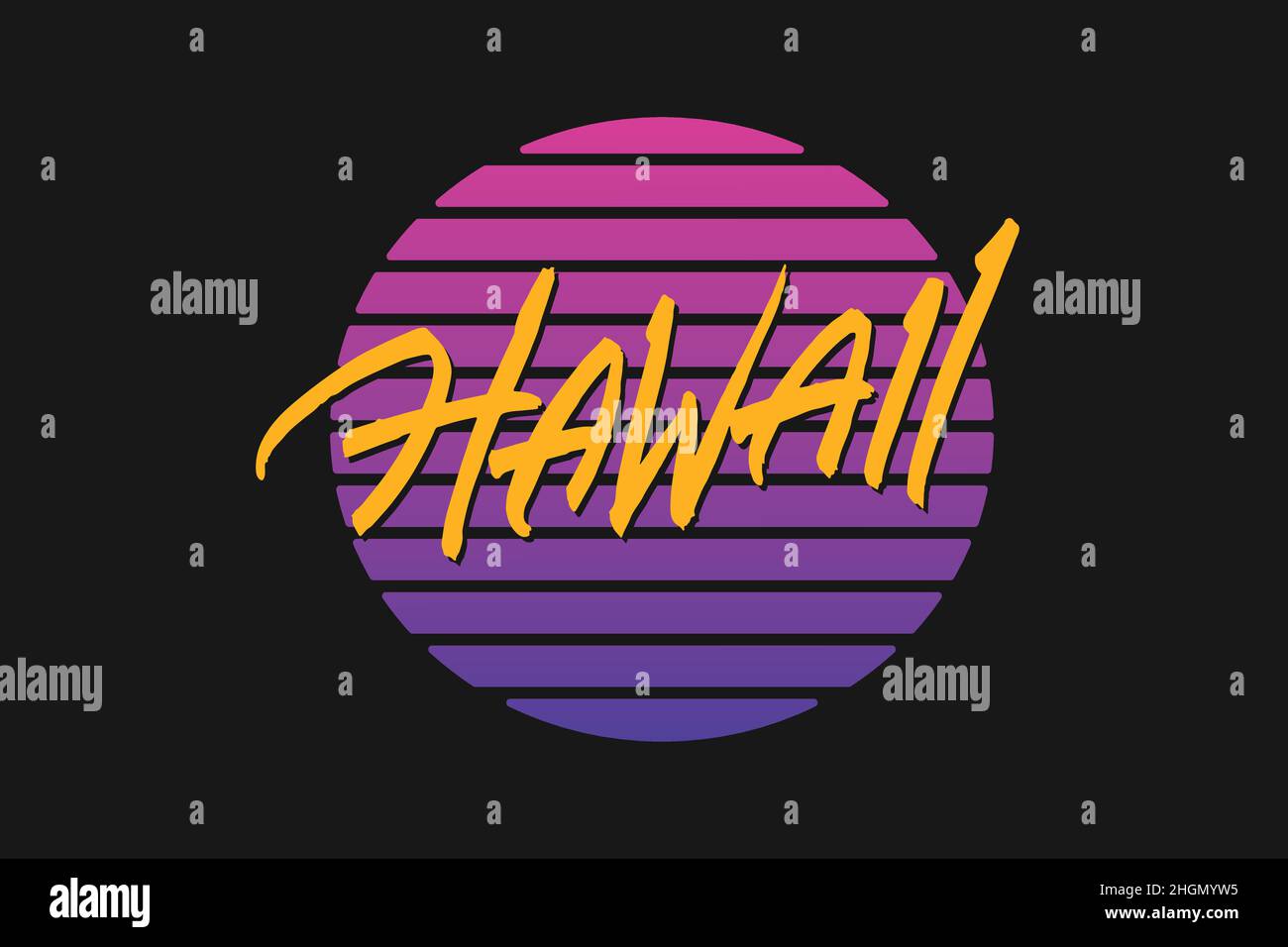 Hawaii signage Stock Vector Images - Alamy