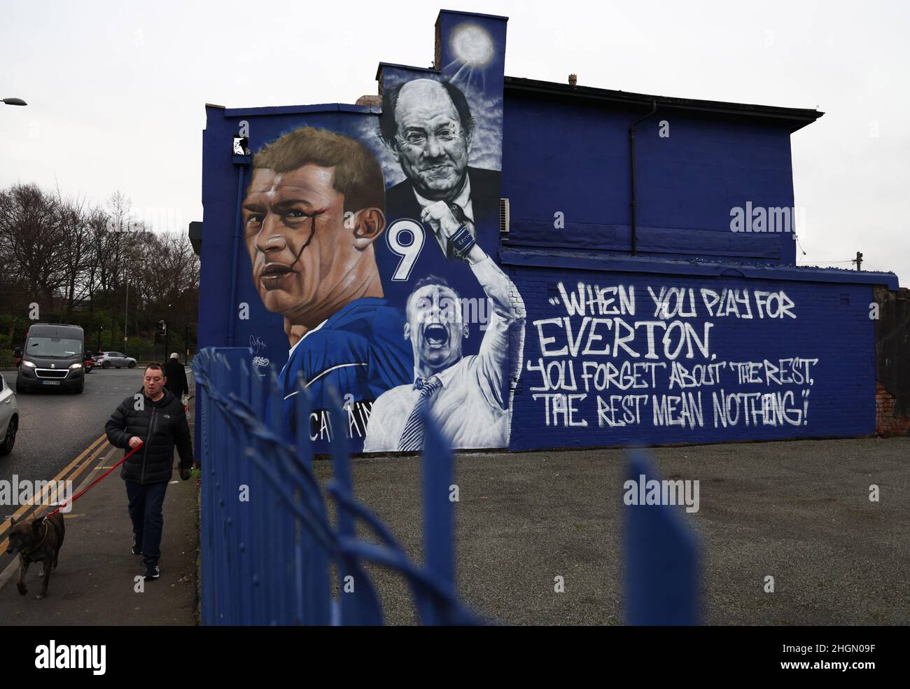 Duncan ferguson mural hi-res stock photography and images - Alamy