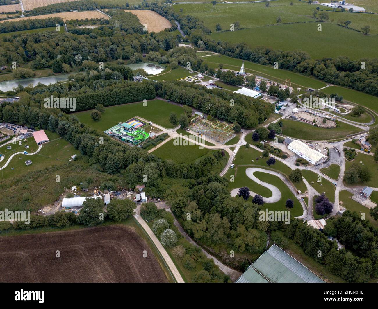 Very Rare and Unique Aerial Images of Light water Valley Theme Park and ...