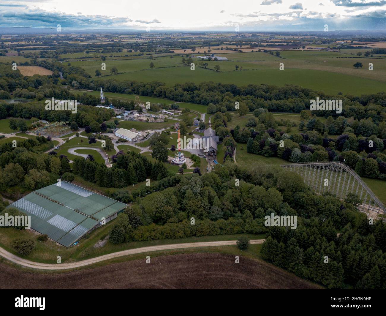 Very Rare and Unique Aerial Images of Light water Valley Theme Park and ...