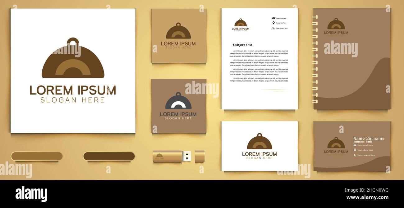 restaurant plate logo business branding package template Designs ...