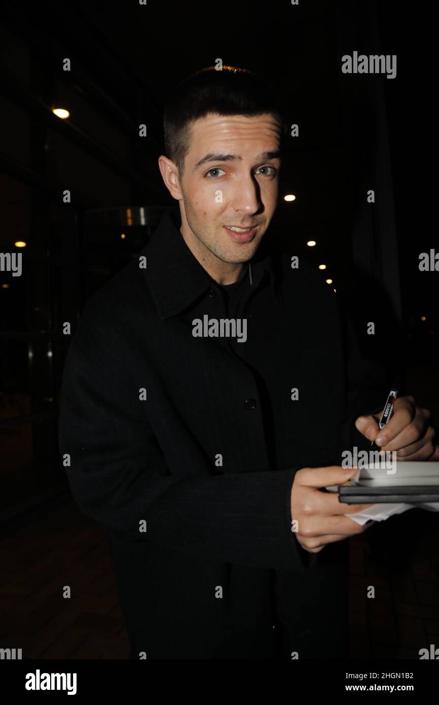 Aaron Keller nach der TV-Aufzeichnung der Talkshow 'Riverboat' im ...