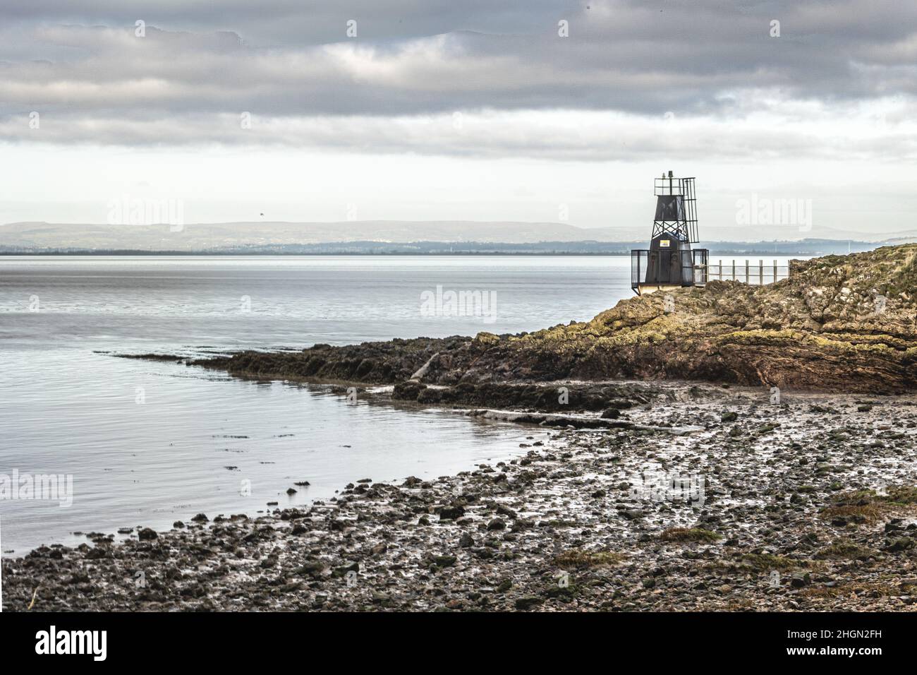 Portishead Battery Point on the Bristol Channel Stock Photo - Alamy