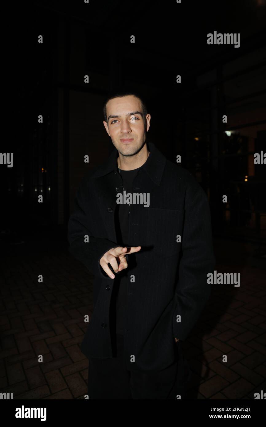 Aaron Keller nach der TV-Aufzeichnung der Talkshow 'Riverboat' im ...