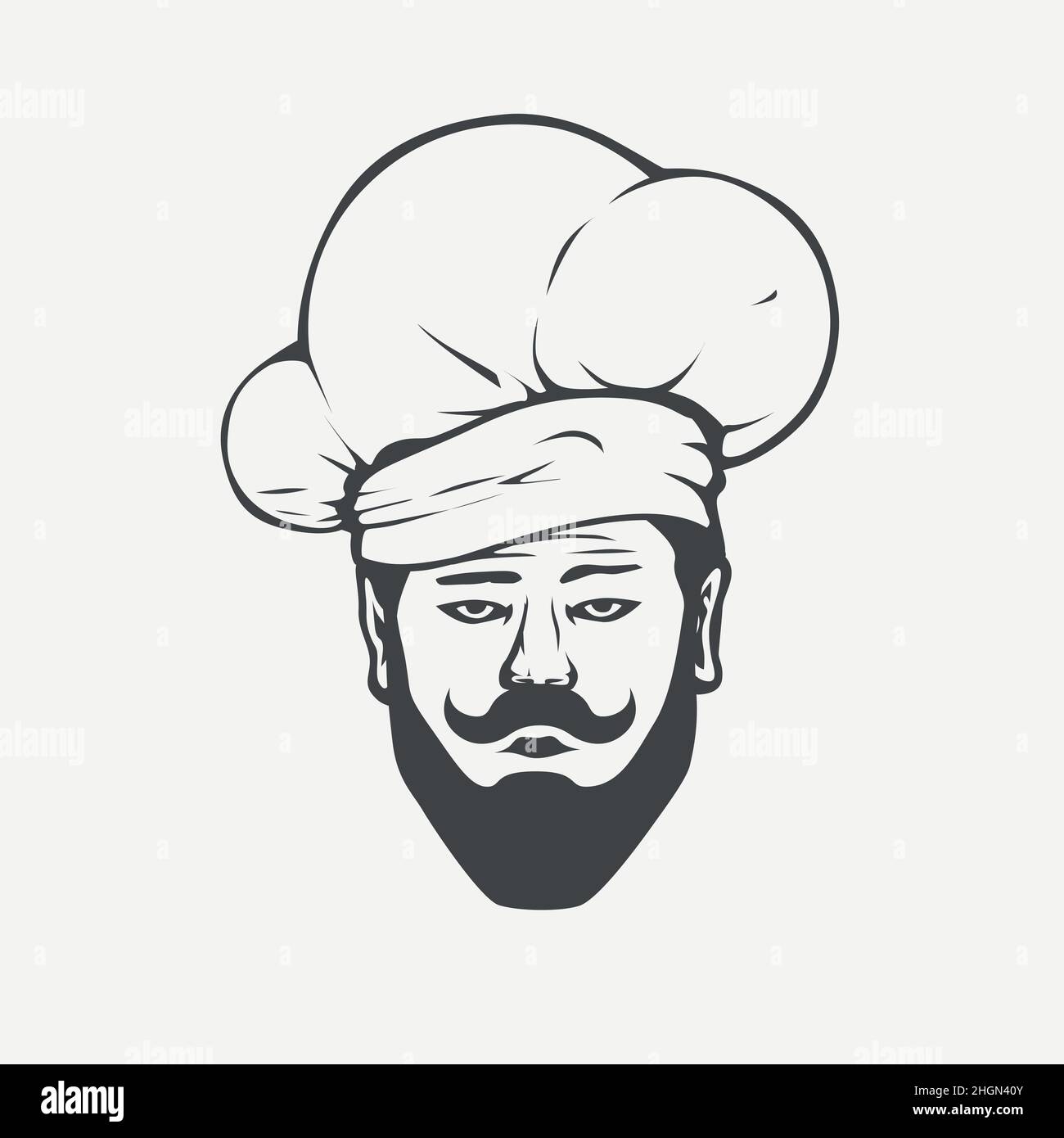 Chef cook wearing kitchen Stock Vector Images - Alamy