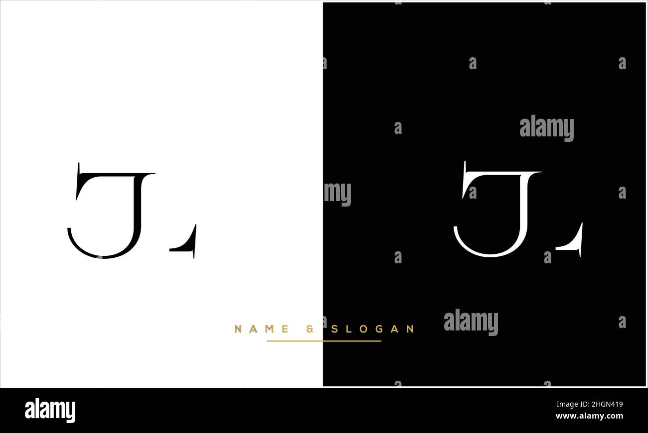 JL, LJ Abstract Letters Logo monogram Stock Vector Image & Art - Alamy