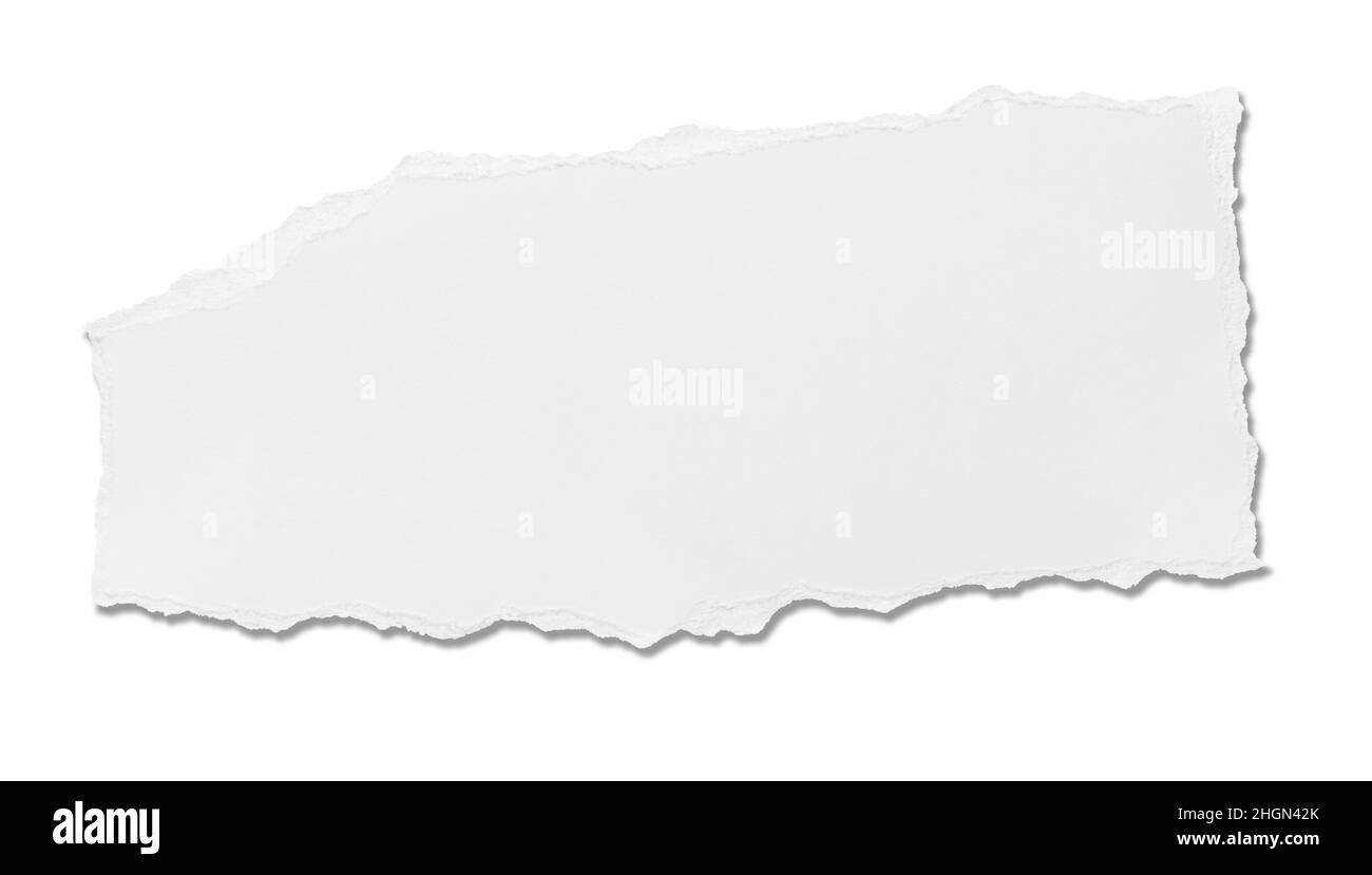 white paper ripped message torn Stock Photo - Alamy