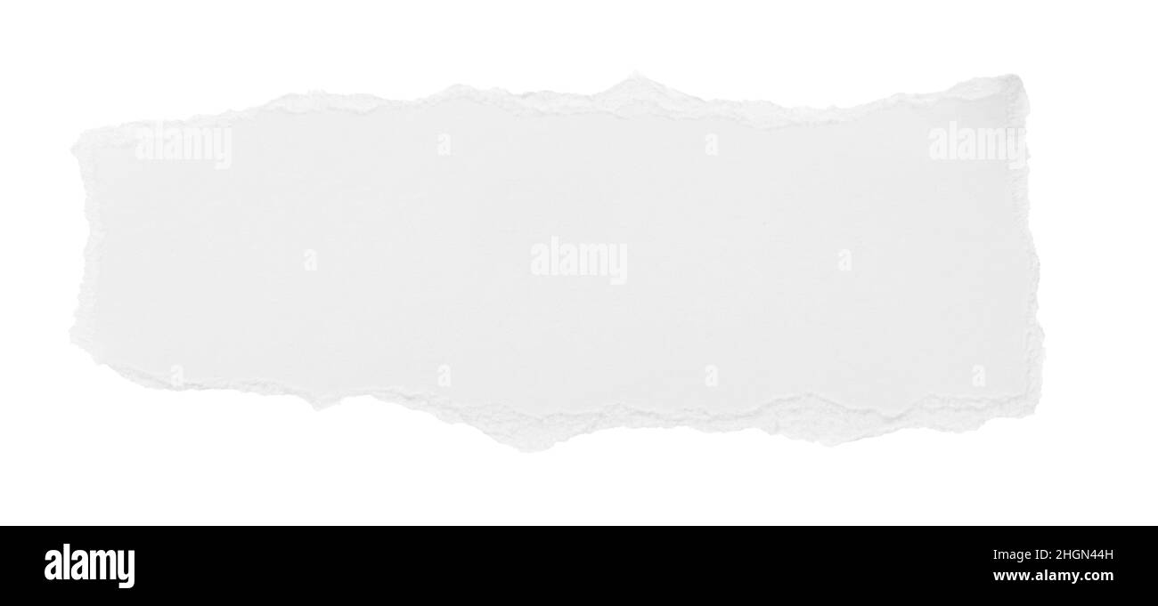 white paper ripped message torn Stock Photo - Alamy