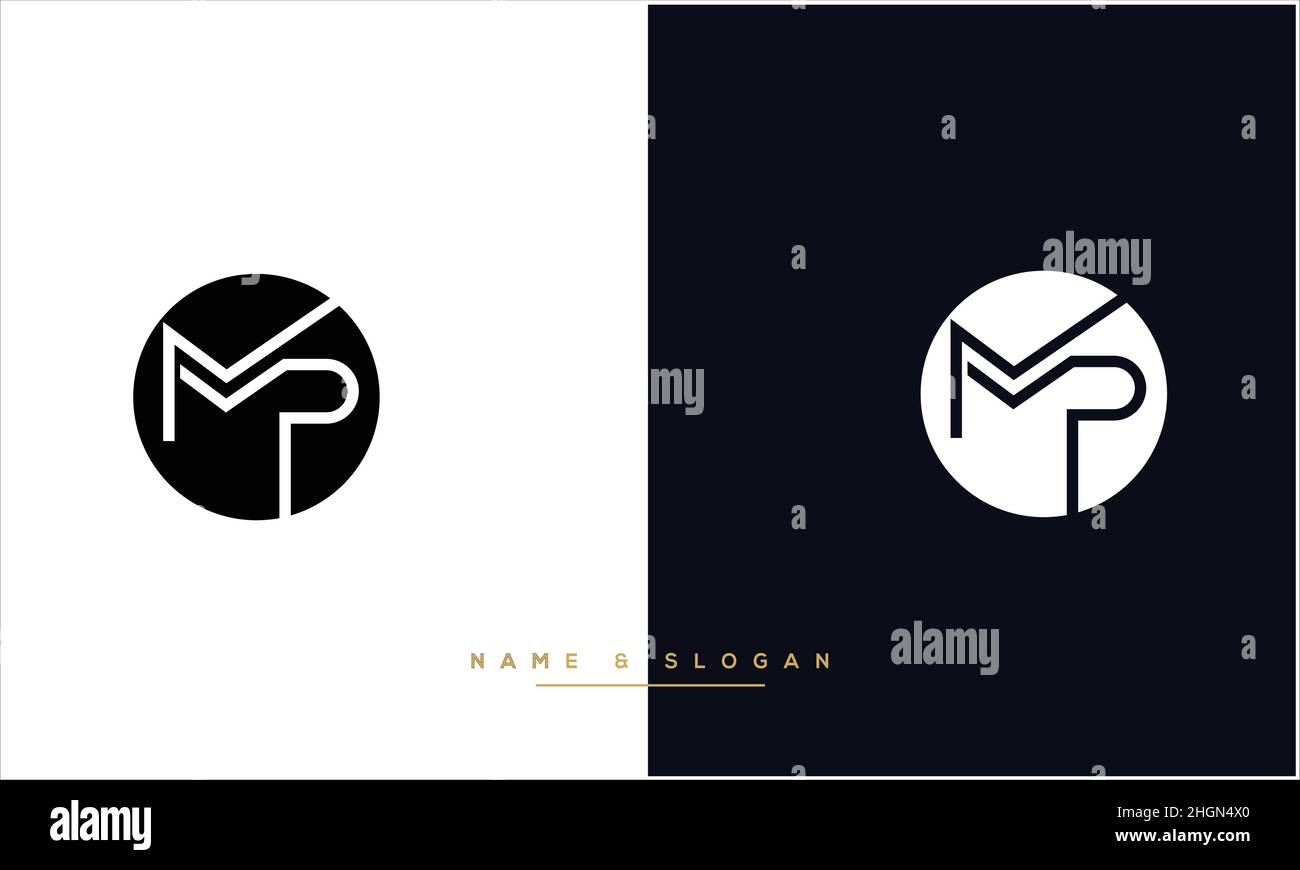 MP, PM Abstract Letters Logo monogram Stock Vector Image & Art - Alamy