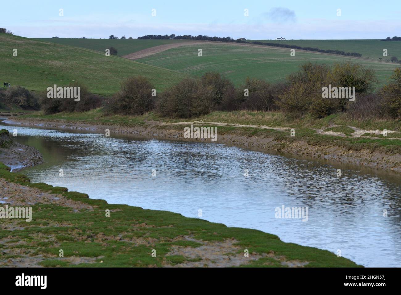 River Cuckmere East Sussex uk Stock Photo - Alamy