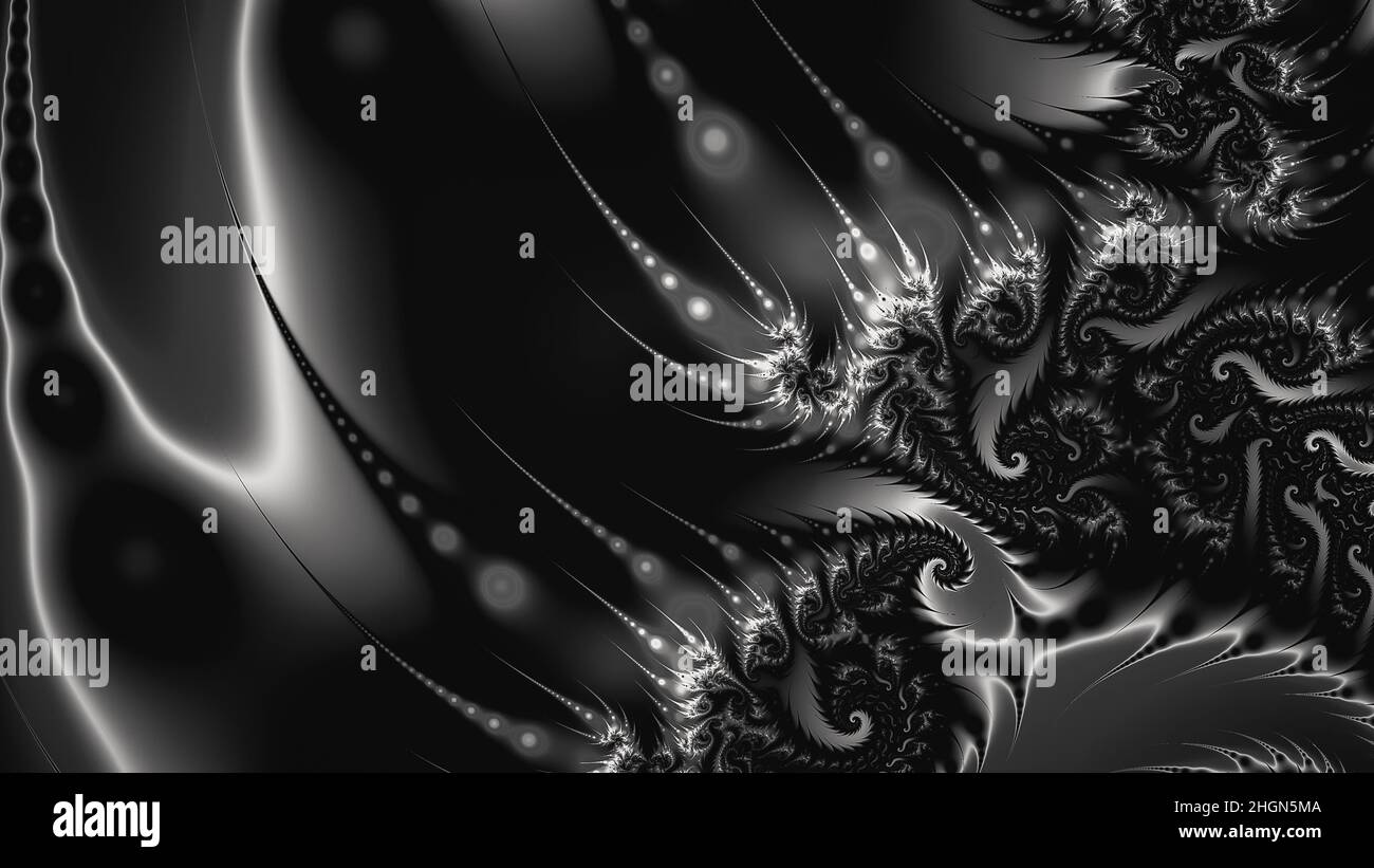 Abstract Computer generated Fractal design. A fractal is a never-ending ...