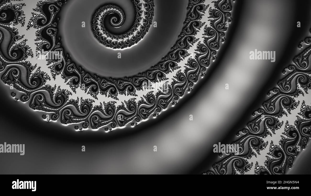 Abstract Computer generated Fractal design. A fractal is a never-ending ...