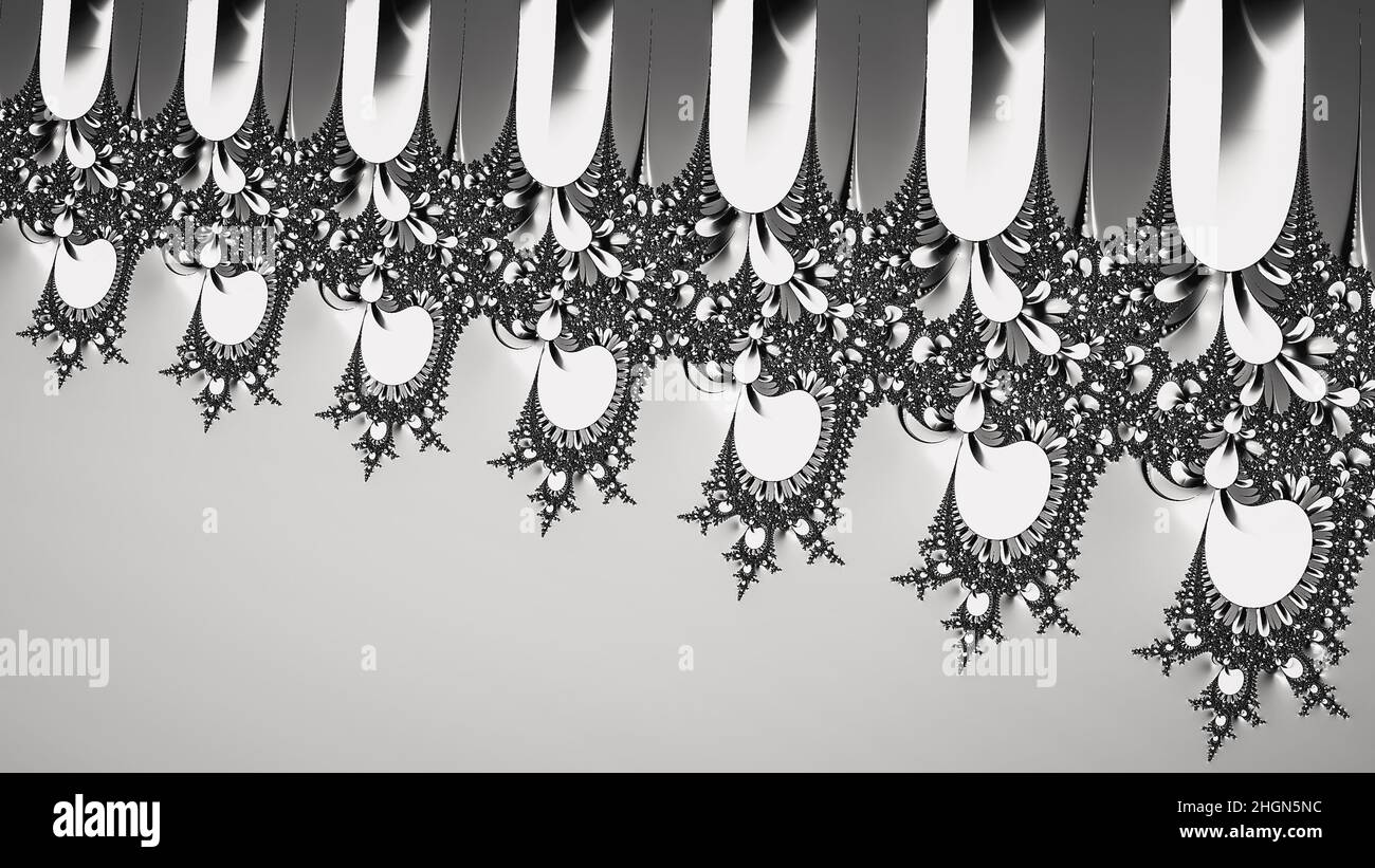 Abstract Computer generated Fractal design. A fractal is a never-ending ...