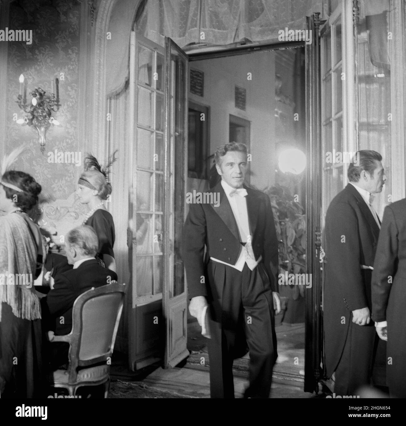 Romanian actor & director Sergiu Nicolaescu during the filming of of ...