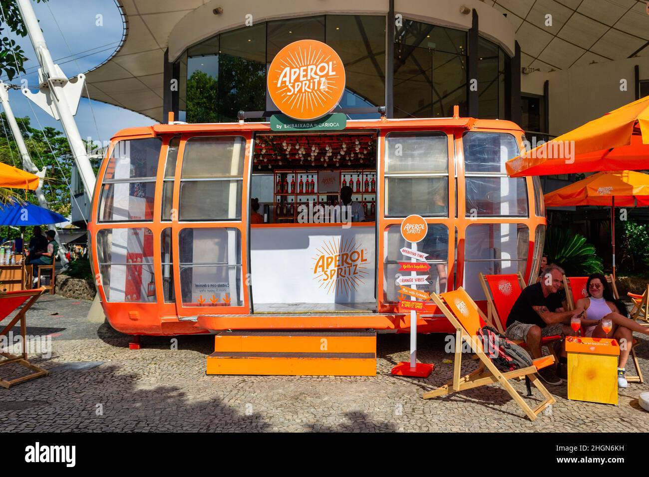 Aperol Spritz business in the Sugarloaf Cable Car famous place in Rio ...