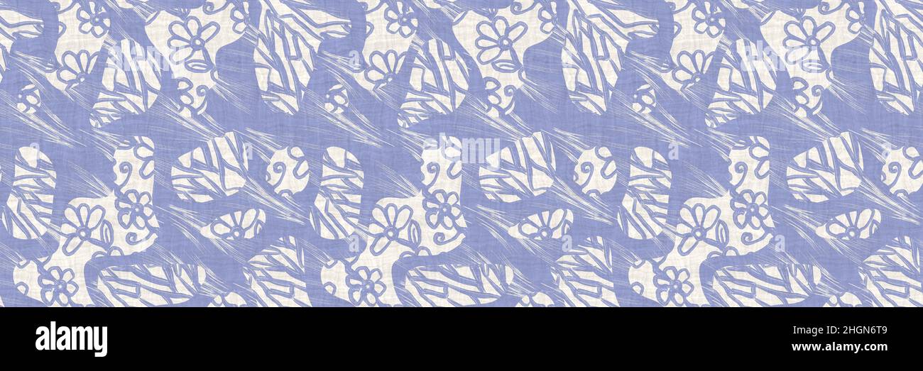 Seamless two tone hand drawn brushed effect pattern border swatch. High ...