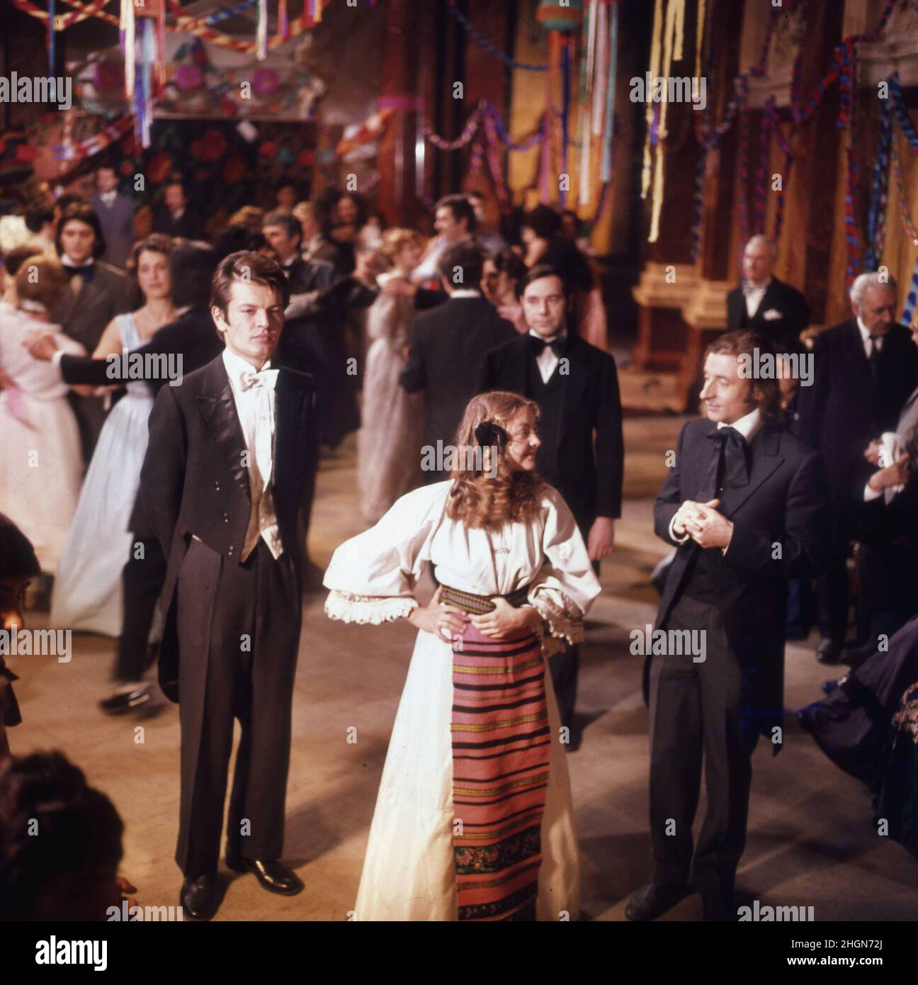 Romanian actors Rodica Negrea & Petre Lupu during the shooting of the ...