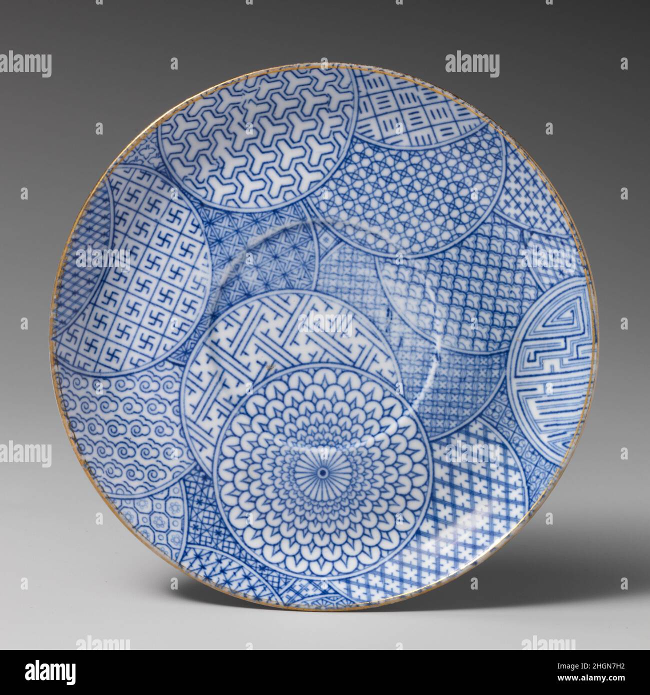 Saucer 1877 Worcester factory After the end of the Flight, Barr & Barr ...